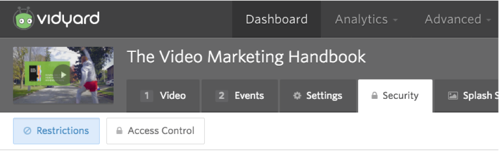 How to: Control Access to your Video and Restrict Video Sharing with ...